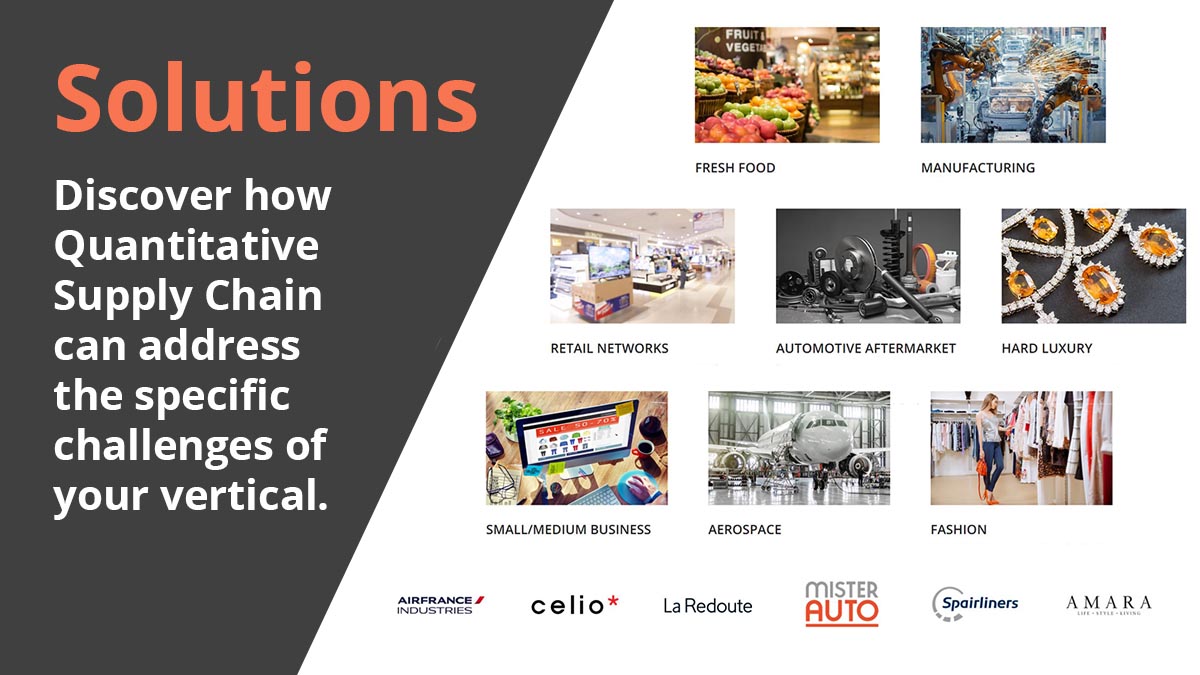Solutions for Quantitative Supply Chains